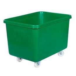 Rechteckbeh&auml;lter, Kunststoff, fahrbar, 340 l, gr&uuml;n