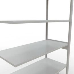 SCHULTE LAGERTECHNIK - Stecks.Anbaur. mit L&auml;ngenriegel - 2500x1300x600 mm, Typ 150 kg
