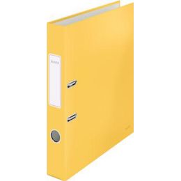 Leitz&reg; Ordner 180&deg; Cosy, A4, 180&deg;-Pr&auml;zisionsmechanik, Schreibschild & Griffloch, R&uuml;ckenbreite 50 mm, gelb