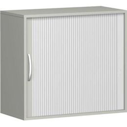 Querrollladenschrank PALENQUE, 2 OH, B 800 x T 400 x H 752 mm, lichtgrau