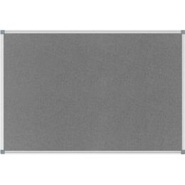 Maulstandard Pinboard, Textil, 600 x 900 mm, grau