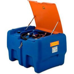 Mobile Tankstelle CEMO Blue-Mobil EASY, mit Tauchpumpe CENTRI SP30 12V, 440 l Tank f&uuml;r AdBlue&reg;, Klappdeckel, B 1180 x T 800 x H 710 mm