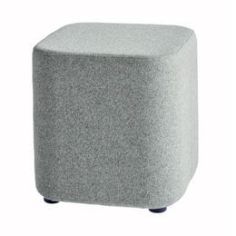 Nowy Styl Sitzhocker TAPA Square O Type, Schurwolle, B 450 x T 450 x H 470 mm, grau