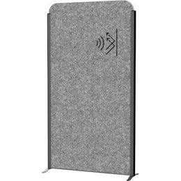 Maul Stellwandsystem Maulcocoon Akustik, B 1000 x H 1800 mm, dunkelgraue Oberfl&auml;che, anthrazit