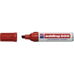 Edding 500, m. Keilspitze 2-7 mm, rot, 1 St&uuml;ck