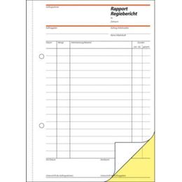 Sigel&reg; Rapport/Regiebericht SD027, DIN A5 hoch, 2 x 40 Blatt, selbstdurchschreibend