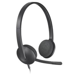 USB Headset Logitech H340, binaural, verstellbares Mikrofon mit Ger&auml;uschfilter, verstellbarer Kopfb&uuml;gel, B 173 x T 65 x H 210 mm, schwarz