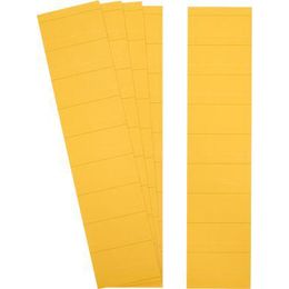 Steckkarten f&uuml;r Ultradex Stecktafeln Planrecord, beschreibbar, B 70 x H 32 mm, Karton, gelb, 90 St&uuml;ck