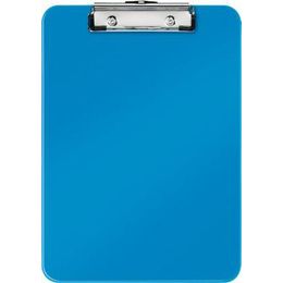 Leitz&reg; Klemmbrett WOW 3971, DIN A4, Polystyrol, mit Aufh&auml;nge&ouml;se, blau