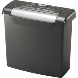 Rexel Momentum S206 Aktenvernichter P2, Streifenschnitt 6 mm, 9 l, 6 Blatt Schnittleistung, schwarz