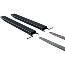 Bauer Gabelverl&auml;ngerung f&uuml;r Flurf&ouml;rderzeuge, offene Ausf&uuml;hrung, L 1600 x B 100 x 45 mm, schwarz