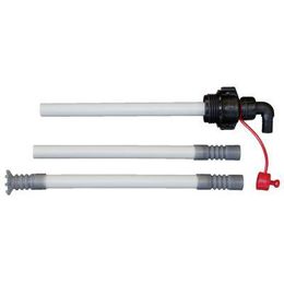 Saugrohr f&uuml;r CEMO Cematic-Pumpensysteme, 3-teilig, mit AF2-Kupplung & Einschraubgewinde S70x6, Ausgang DN19
