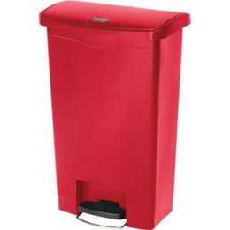 Rubbermaid Tretabfalleimer Slim Jim&reg;, Kunststoff, Fassungsverm&ouml;gen 50 Liter, rot