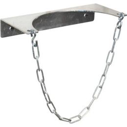 Bauer Gasflaschen-Wandhalterung GWH 230-I, Platz f&uuml;r 1 Gasflasche bis &oslash; 230 mm, L 290 x B 135 x H 50 mm, feuerverzinkt, mit Kettensicherung