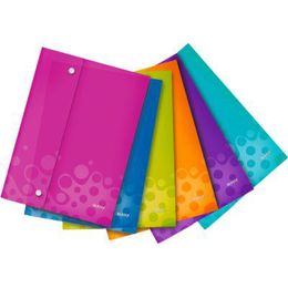 Leitz&reg; Dokumentenmappe Wow, DIN A4, Druckknopf