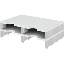 Styro&reg; Sortierstation Styrodoc Standard, DIN C4, Anbaueinheit, grau/grau