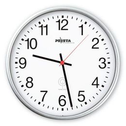 Peweta Funkwanduhr, &oslash; 300 mm, mattsilber