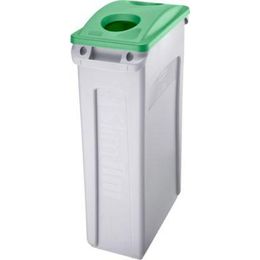 Rubbermaid Deckel f&uuml;r Flaschen und Dosen, f&uuml;r Abfallbeh&auml;lter Slim Jim&reg;, gr&uuml;n