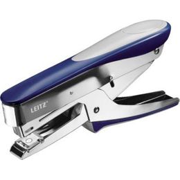 Leitz&reg; Heftzange 5548, f&uuml;r Heftklammern Typ 24/6 & 26/6, Ladekapazit&auml;t 50 Klammern, blau