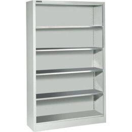 Sch&auml;fer Shop Sch&auml;fer Shop Select Regal AS 2412, mit 4 h&ouml;henverstellbaren Fachb&ouml;den, B 1200 x T 400 x H 1935 mm, Stahlblech, lichtgrau