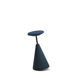 Stehhocker Giroflex 10, gepolstert, 640-810 mm Sitzh&ouml;he, blau
