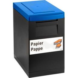 Modul-Sammelbox WSB schwarz, Deckel blau