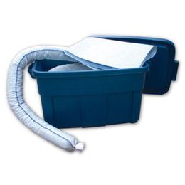 Leckage Notfallset, f&uuml;r bis zu 50 l &Ouml;le, Benzin & Diesel, in praktischer Transportbox