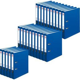 Herlitz Ordner maX.file protect, DIN A4, R&uuml;ckenbreite 50 mm, 25 St&uuml;ck, blau