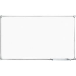Whiteboard 2000 Maulpro, wei&szlig; emailliert, Rahmen alusilber, 900 x 600 mm