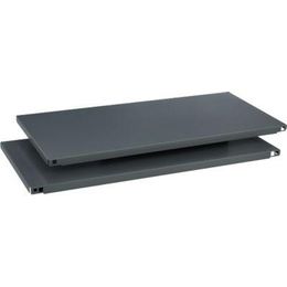 Sch&auml;fer Shop Sch&auml;fer Shop Select Fachboden MS, 2 St&uuml;ck, B 800 x T 360 x H 25 mm, Stahl, RAL 9016 Verkehrswei&szlig;
