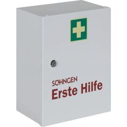 Verbandschrank HEIDELBERG, Stahlblech, Sicherheitsschloss, B 362 x T 140 x H 302 mm, Inhalt nach DIN 13157, wei&szlig;