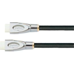 HDMI 2.1 Kabel Good Connections Python&reg; Serie, Ultra-High-Speed, bis 8K/UHD-2, Vollmetallstecker & Nylongeflecht, L&auml;nge 1 m, schwarz
