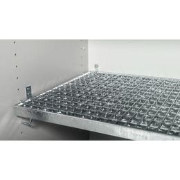 Gitterrost f&uuml;r ASECOS Sicherheitsschr&auml;nke der Q30, Q90 und S90 Serie, Stahl, B 1036 x T 450 x H 30 mm, bis 180 kg