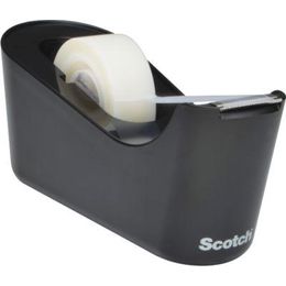 Scotch&trade; Klebeband-Abroller C18, Schwarz + Scotch&reg; Magic&trade; Unsichtbares Klebeband, 19 mm x 33 m, incl. 1 Rolle