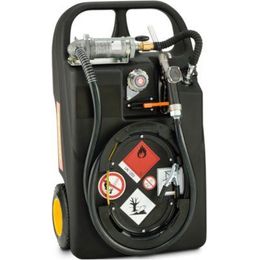 CEMO Mobile Tankanlage Benzin-Trolley, 60 l,Handpumpe, Schlauch 2,7 m