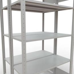 SCHULTE LAGERTECHNIK - Stecks.Doppelgrundregal Typ 150 - 2000x1000x2x400 mm 2x5 B&ouml;den