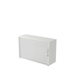 Querrollladenschrank TARVIS, 2 Ordnerh&ouml;hen, B 1200 x T 400 x H 825 mm, abschlie&szlig;- & stapelbar, lichtgrau/lichtgrau