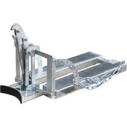 Bauer Fasslifter RS 60-I, f&uuml;r Stapler, 1 x 60-l F&auml;sser, L 1050 x B 410 x H 460 mm, bis 100 kg, Stahl, feuerverzinkt