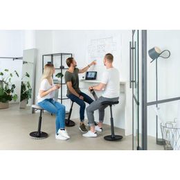 Stehhilfe Topstar Sitness H1, h&ouml;henverstellbar, um 360 &deg; drehbar, dynamisches Sitzen & Stehen, schwarz/schwarz