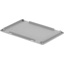 Ringoplast Auflagedeckel f&uuml;r Kunststoffk&auml;sten Unista, L 300 x B 200 mm, grau
