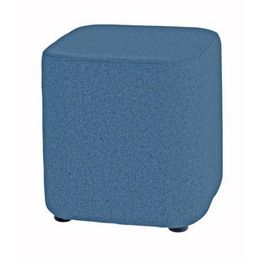 Nowy Styl Sitzhocker TAPA Square O Type, Schurwolle, B 450 x T 450 x H 470 mm, blau