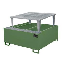 Bauer Auffangwanne AWA 1000-1, gr&uuml;n RAL 6011