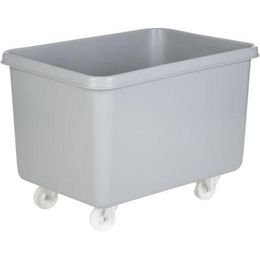 Rechteckbeh&auml;lter, Kunststoff, fahrbar, 340 l, grau