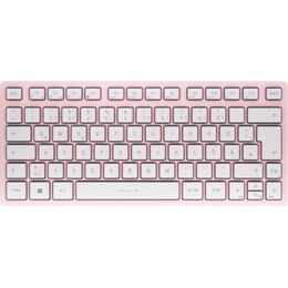 Bluetooth Tastatur Cherry KW 7100 Mini BT Cherry Blossom, QWERTZ, Multi-Device, kompaktes Format, inkl. Transporttasche