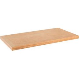 Sch&auml;fer Shop Sch&auml;fer Shop Pure Ablegeboden f&uuml;r manuell h&ouml;henverstellbare Arbeitstische AST31, Multiplex-Platte, St&auml;rke 30 mm, bis 200 kg, B 750 x T 365 x H 30 mm, Buche-Dekor