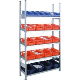Sch&auml;fer Shop Komplettregal SBR 3000, Grundfeld, 5 schr&auml;ge Fachebene, 2278 x 400 x 995 mm