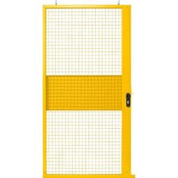 Sch&auml;fer Shop Schiebet&uuml;r, f&uuml;r Gittertrennwandsystem, B 1110 x H 2110 mm, gelb