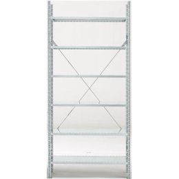 Sch&auml;fer Shop Grundregal R 3000, 6 B&ouml;den, B 1345 mm x T 400 mm, B&ouml;den verzinkt
