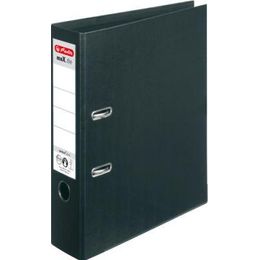 Herlitz Ordner maX.file protect plus, DIN A4, R&uuml;ckenbreite 80 mm, schwarz