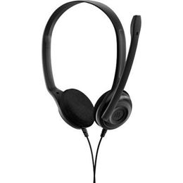 Stereo-Headset EPOS EDU 10, binaural, schnurgebunden, 3,5 mm Klinkenstecker, Ger&auml;uschunterdr&uuml;ckung, Plug-and-Play, 10 St&uuml;ck, schwarz